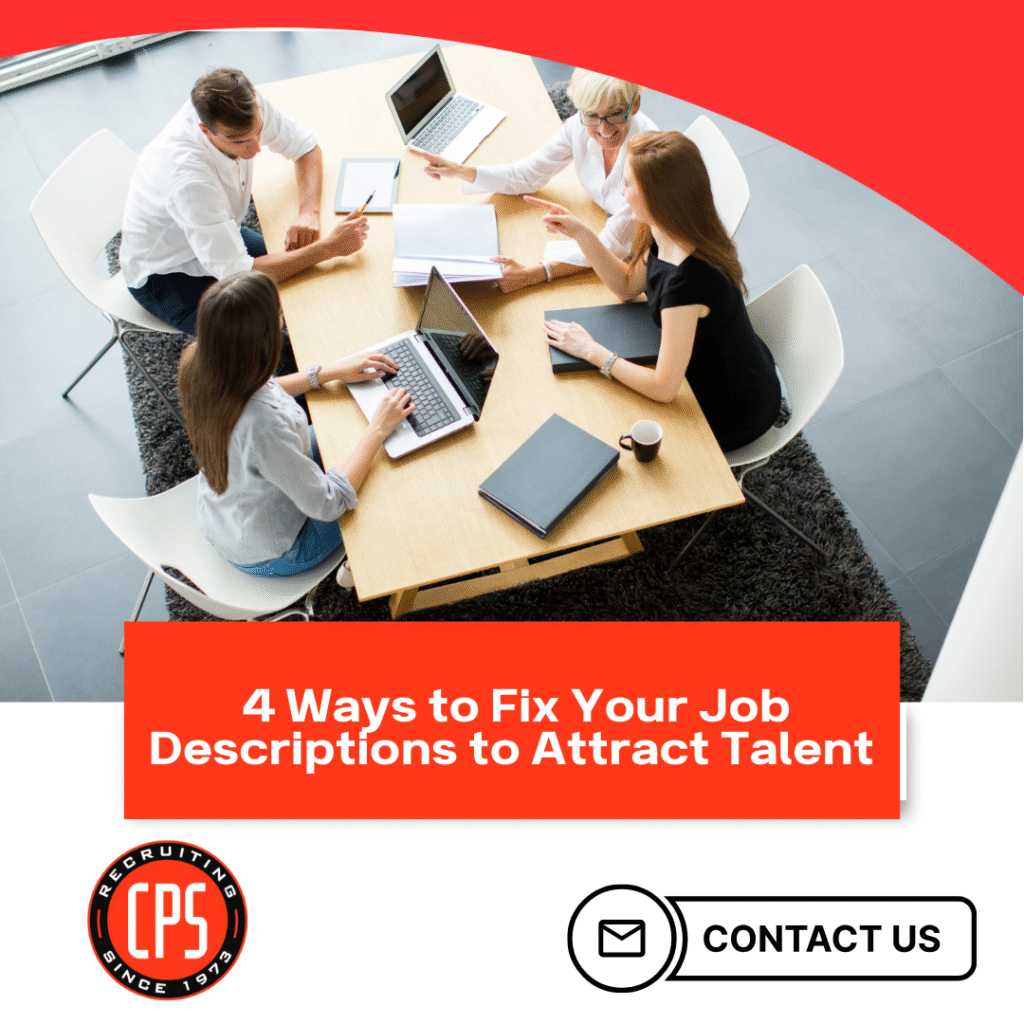 Write Better Job Descriptions Starting with These Four Steps | CPS
